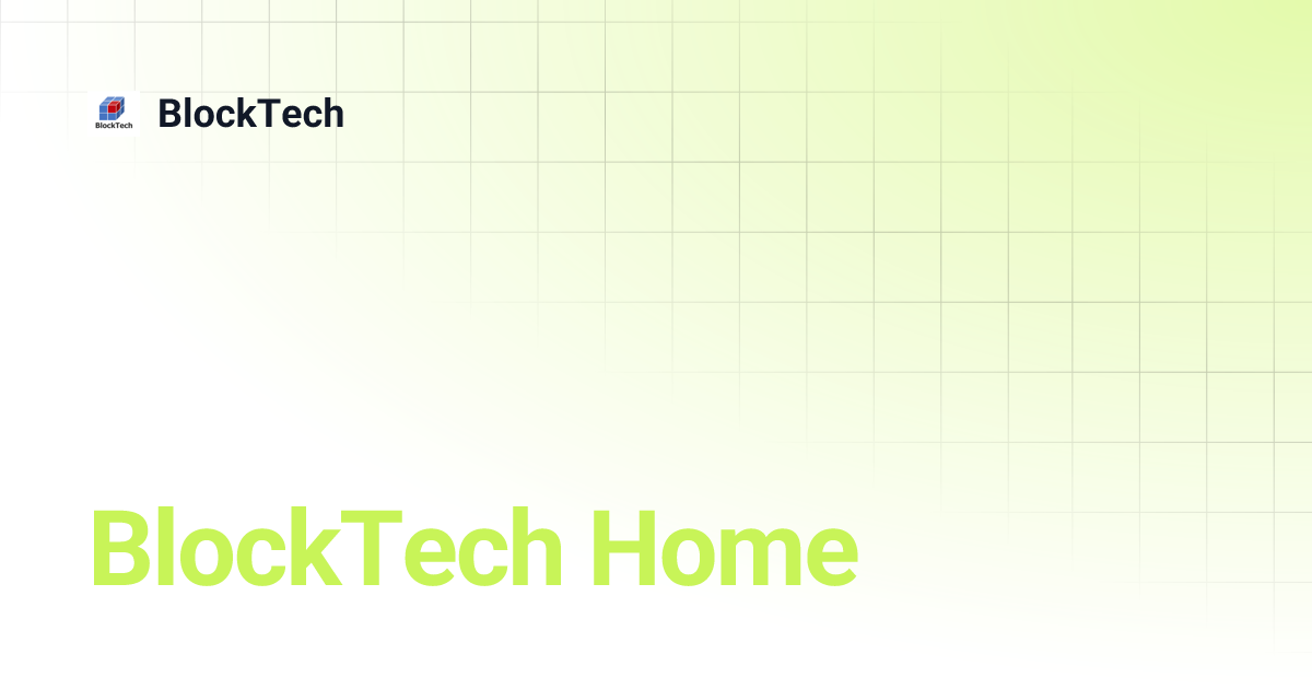 BlockTech Home | BlockTech